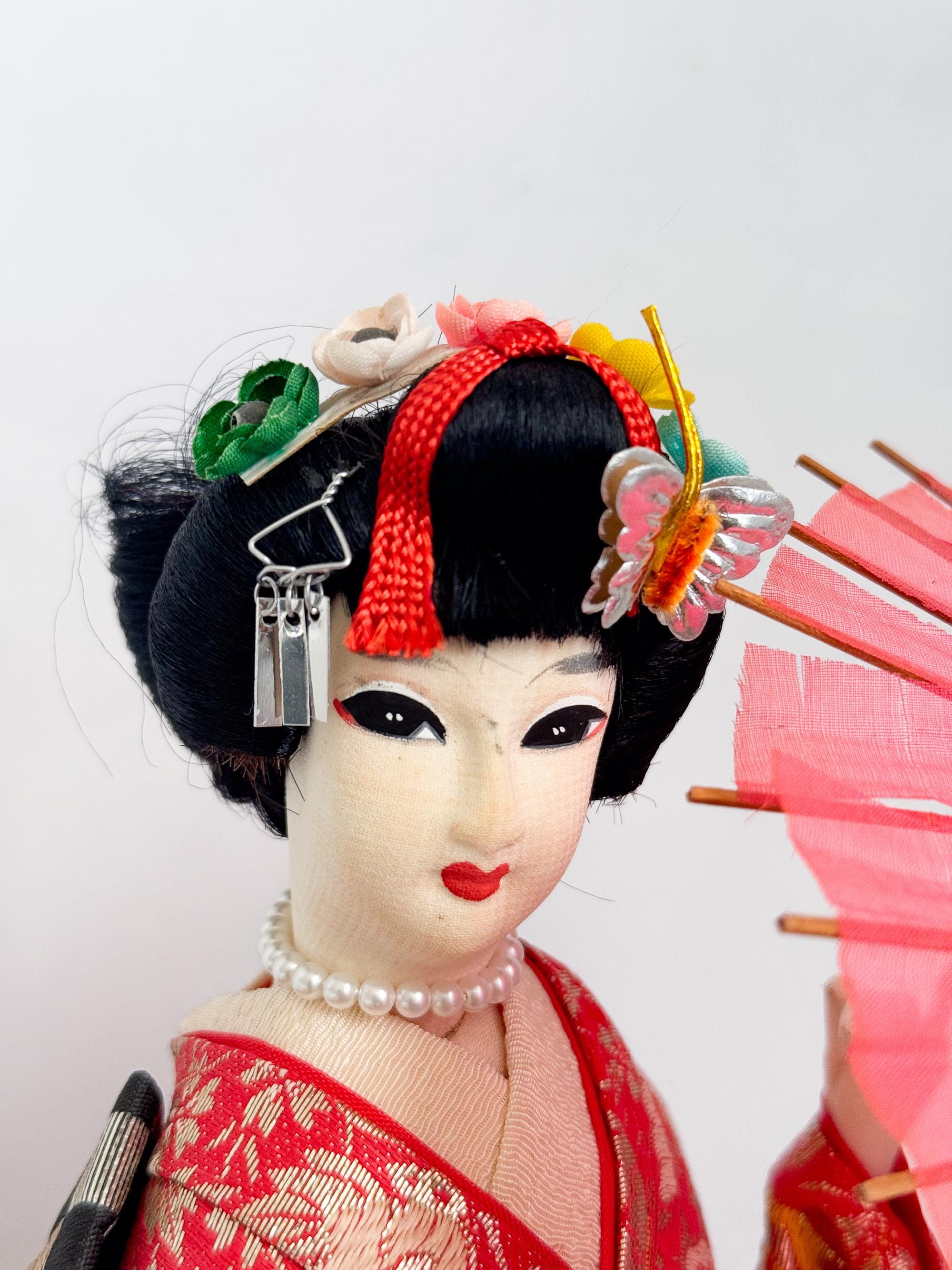 Vintage Nishi Japanese Geisha Doll | Madame Butterfly, Geisha With ...