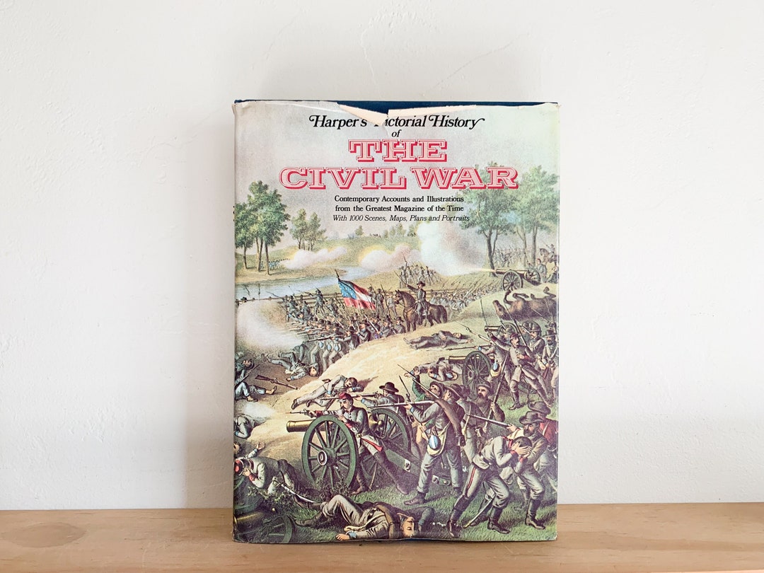 Large Vintage Civil War Coffee Table Book – Pictorial History Book ...