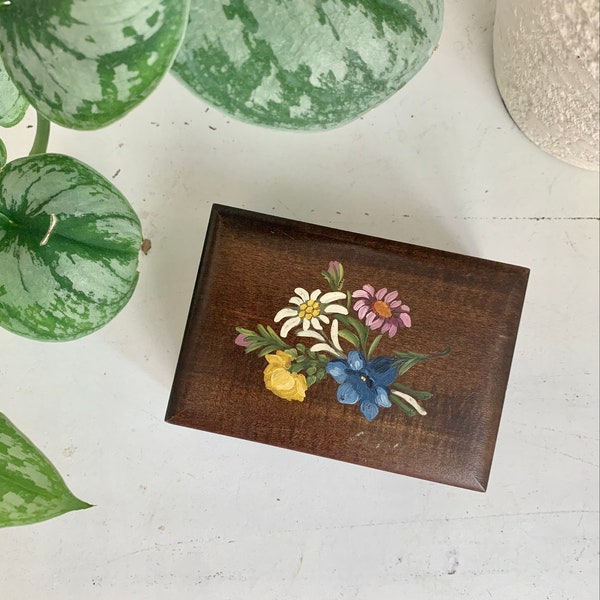 Painted Wood Box - Etsy