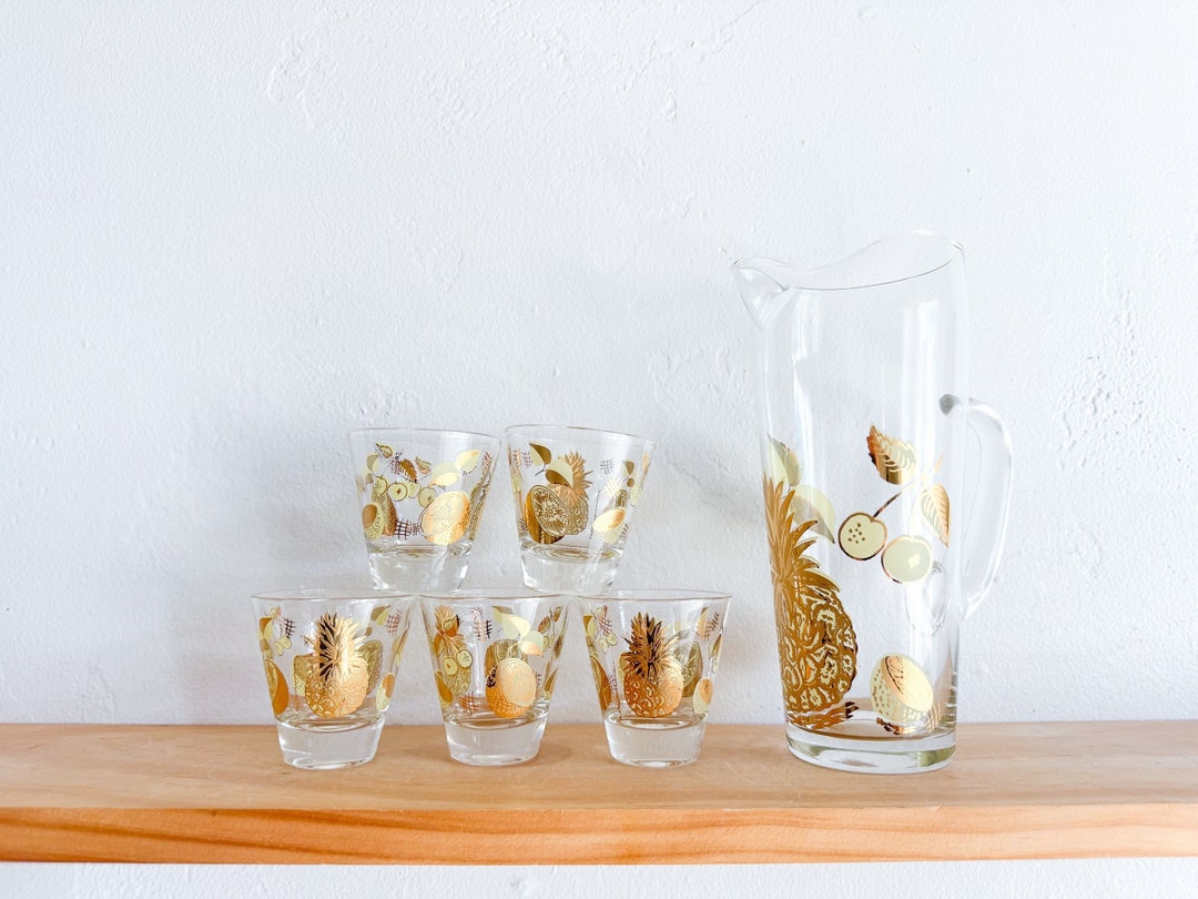 MCM William A Meier Pitcher and Glasses – Mid Century Drinkware, Retro ...