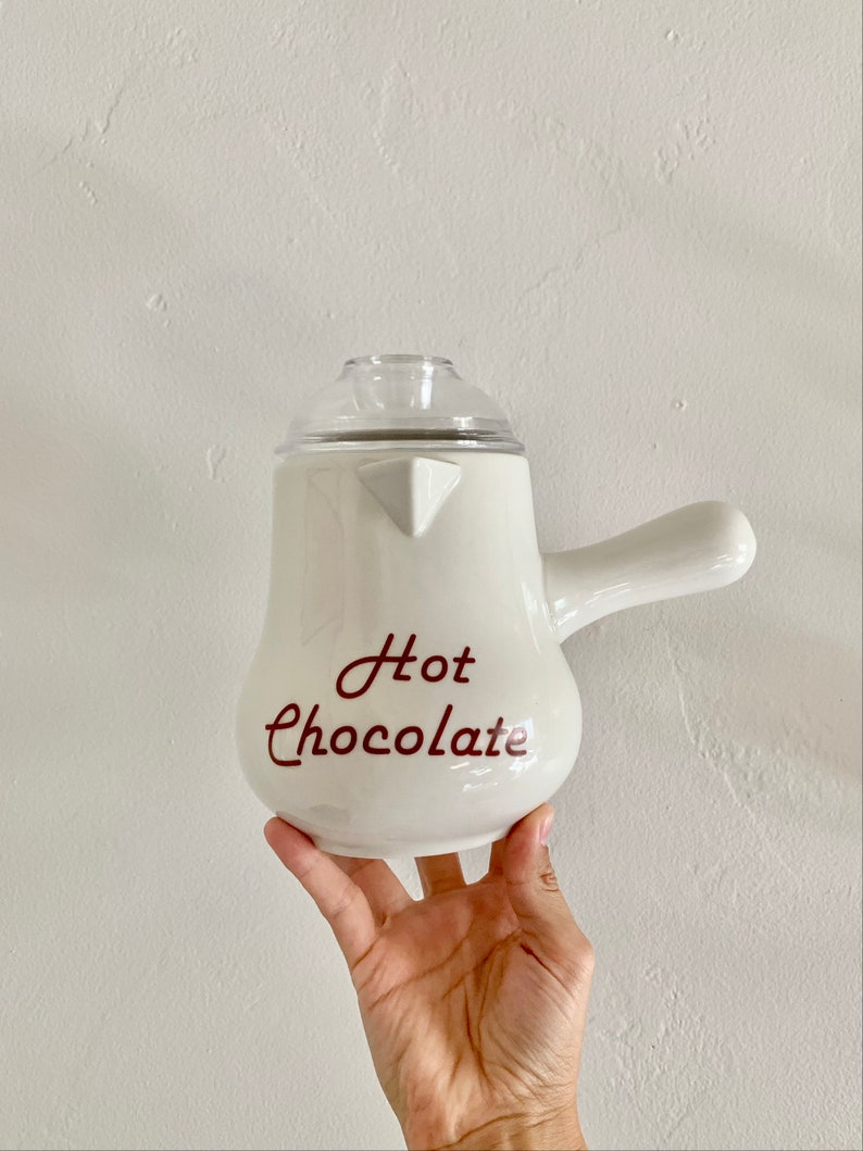 Vintage Hot Chocolate Set Hot Cocoa Pot and Frother Set - Etsy