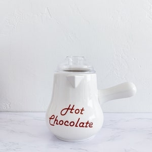 Vintage Hot Chocolate Set – Hot Cocoa Pot and Frother Set, Retro ...