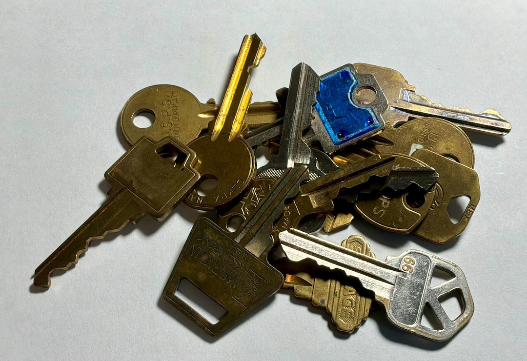 Old Keys Square Round Lot - Etsy