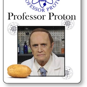 PROFESSOR PROTON From the Big Bang Theory Name Badge With - Etsy