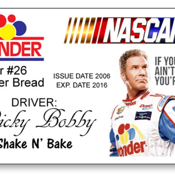 Ricky Bobby - Etsy