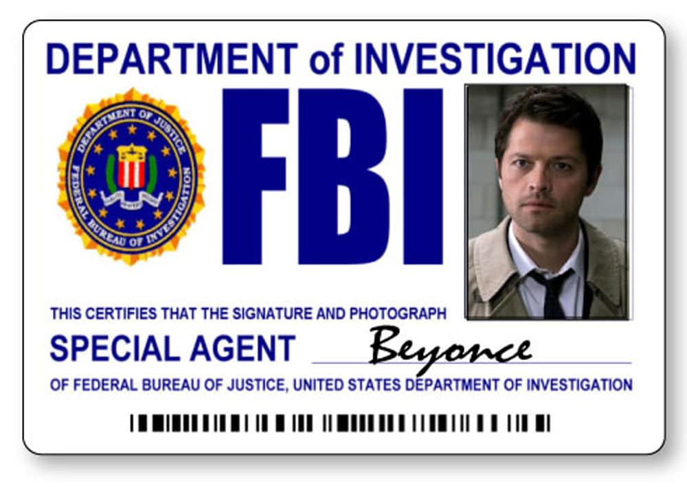 Supernatural Castiel And Dean Fbi