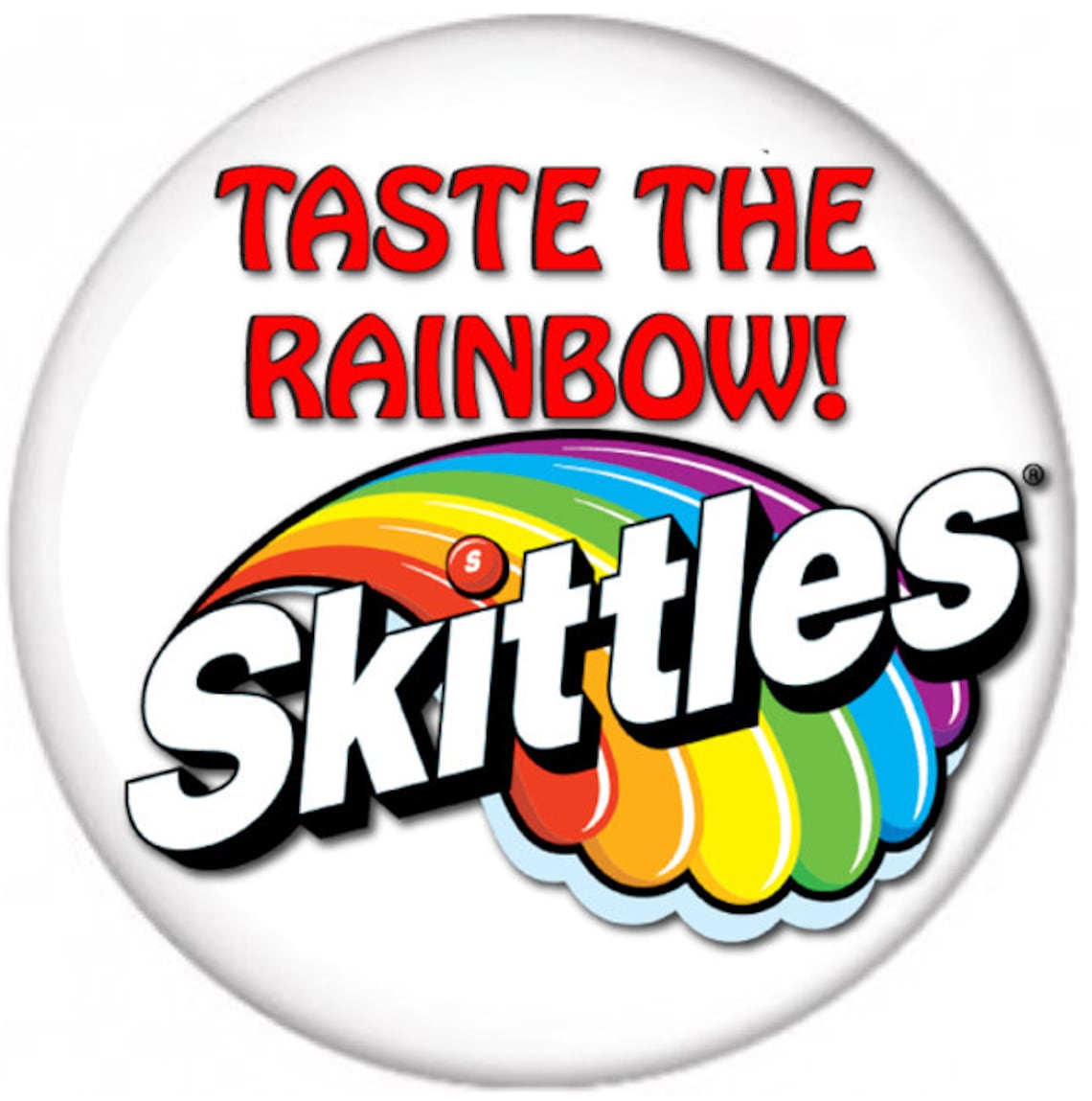 Set of 2 SKITTLES I Have Skittles Pox & Taste the Rainbow - Etsy Canada