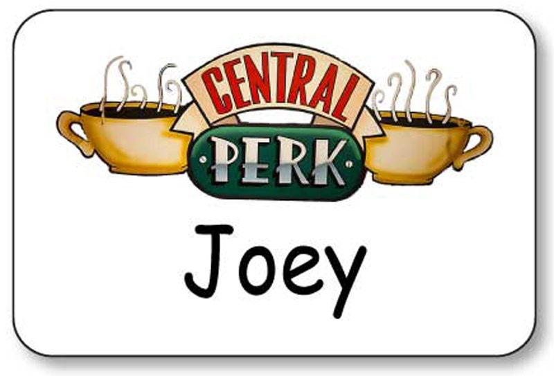 Set of 9 Name Tags From FRIENDS TV Series Safety Magnetic | Etsy