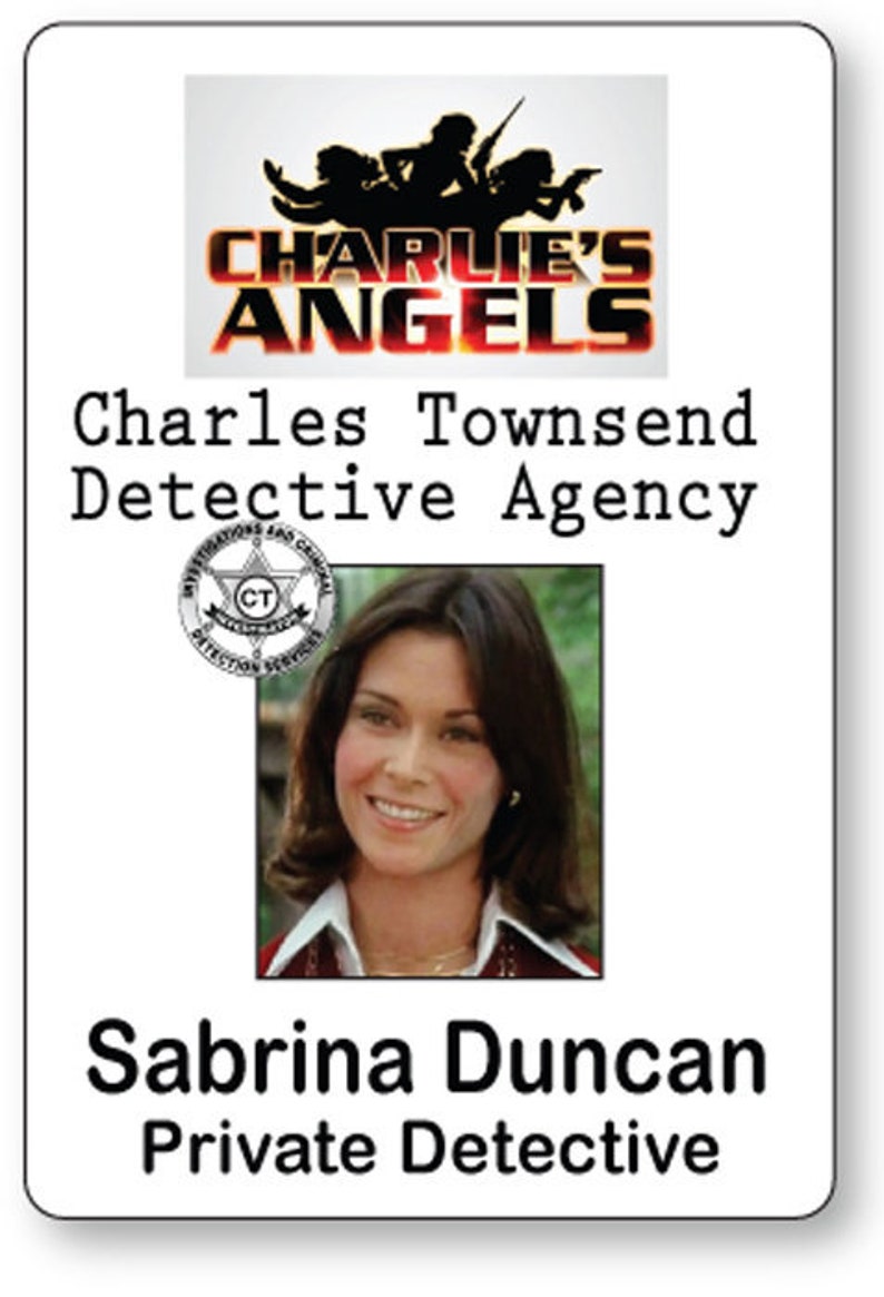Sabrina Duncan CHARLIE'S ANGELS Magnet Fastener Name Badge - Etsy