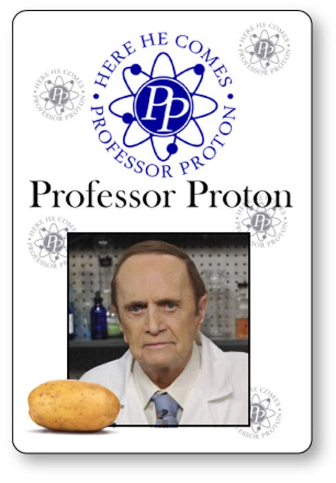 PROFESSOR PROTON From the Big Bang Theory Name Badge With - Etsy