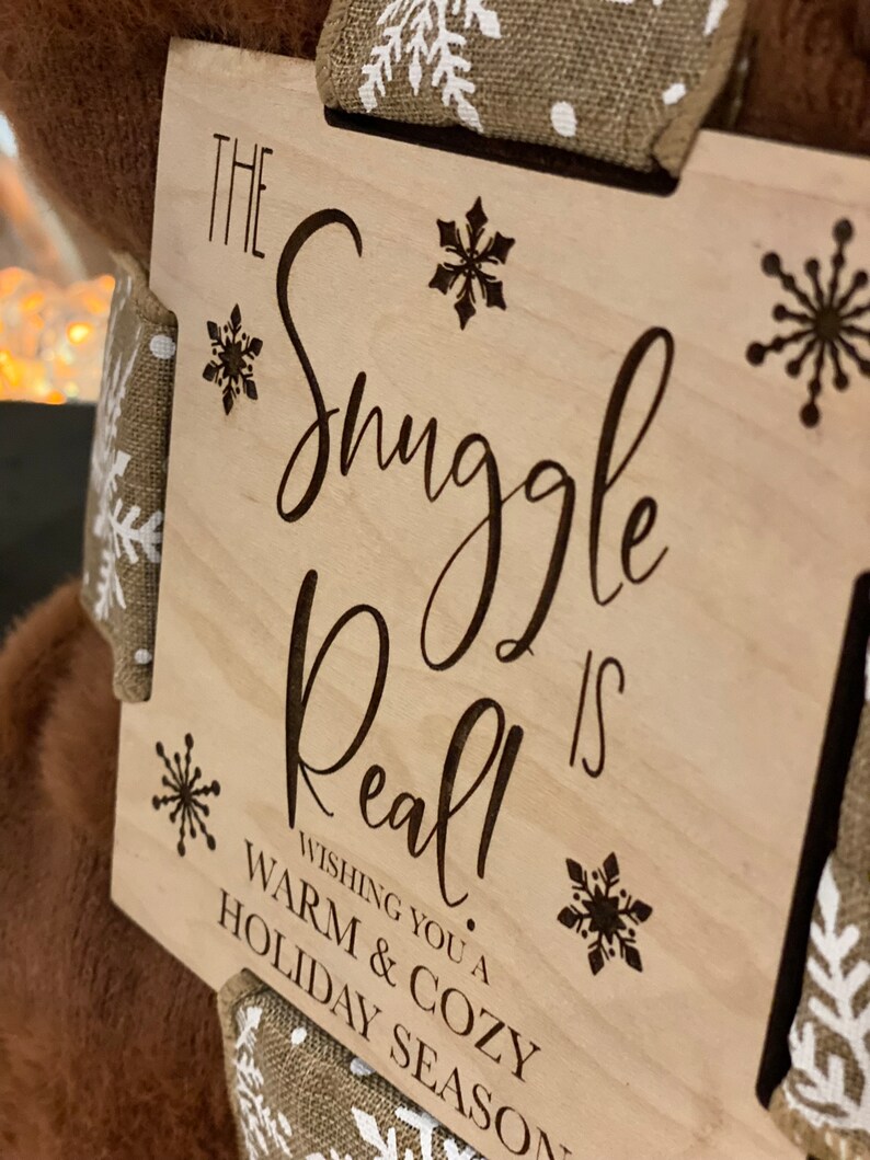 The Snuggle is Real Blanket SVG Tag Realtor Closing Gift Housewarming ...