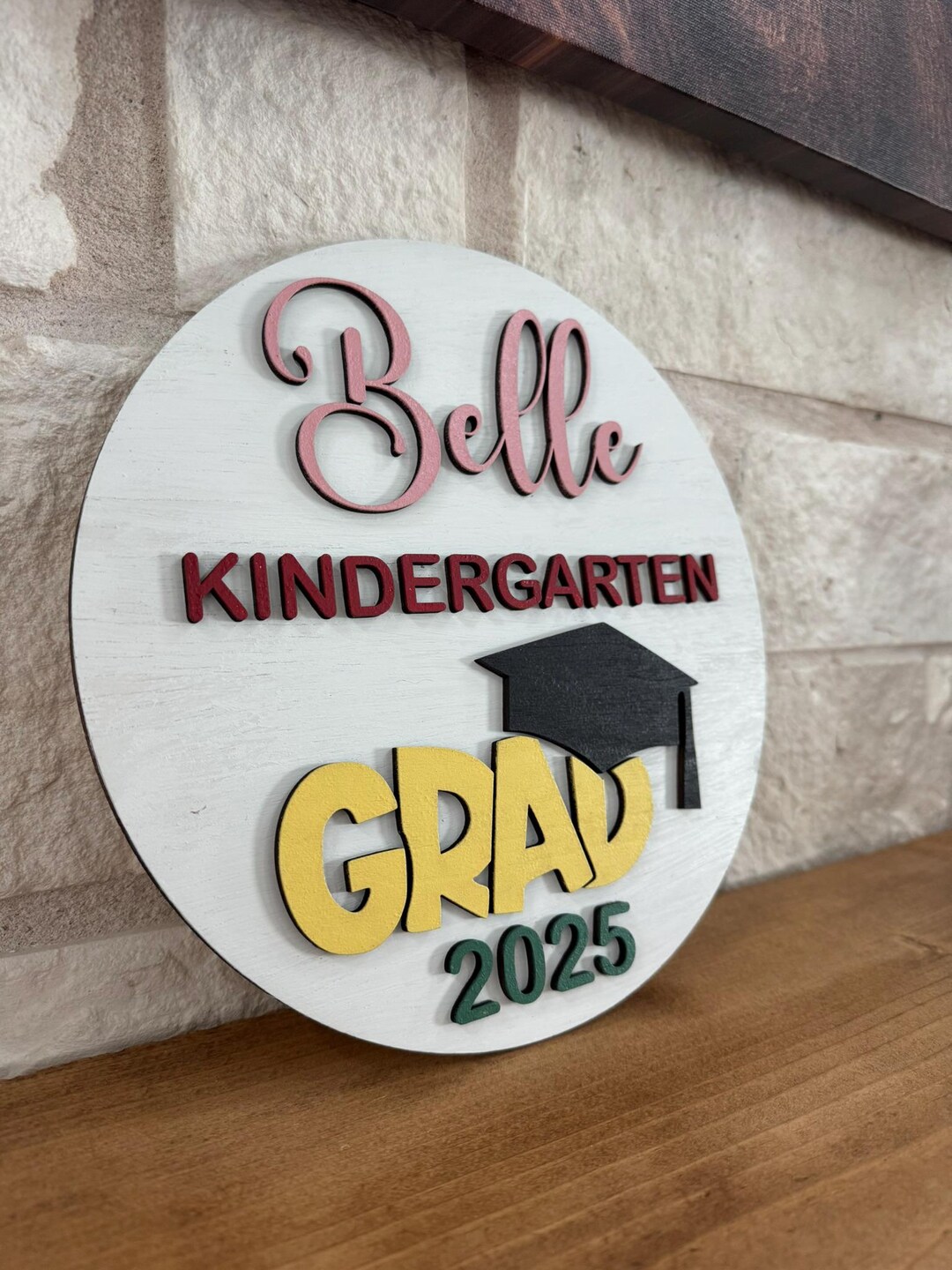 Graduation Prop Kindergarten SVG Graduation Sign Wooden Name Sign ...