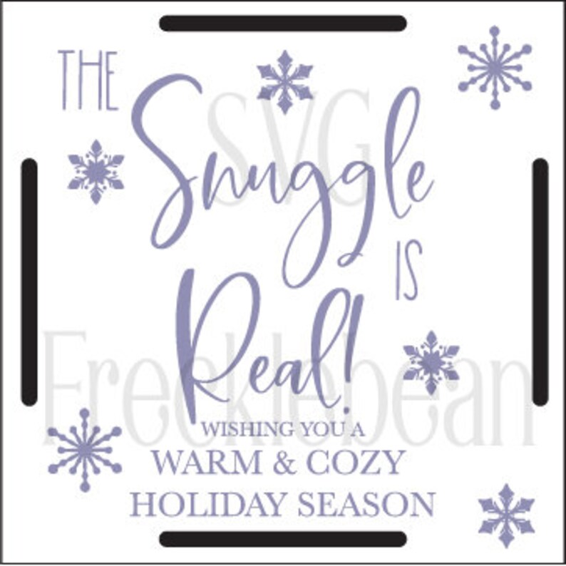 The Snuggle is Real Blanket SVG Tag Realtor Closing Gift Housewarming ...