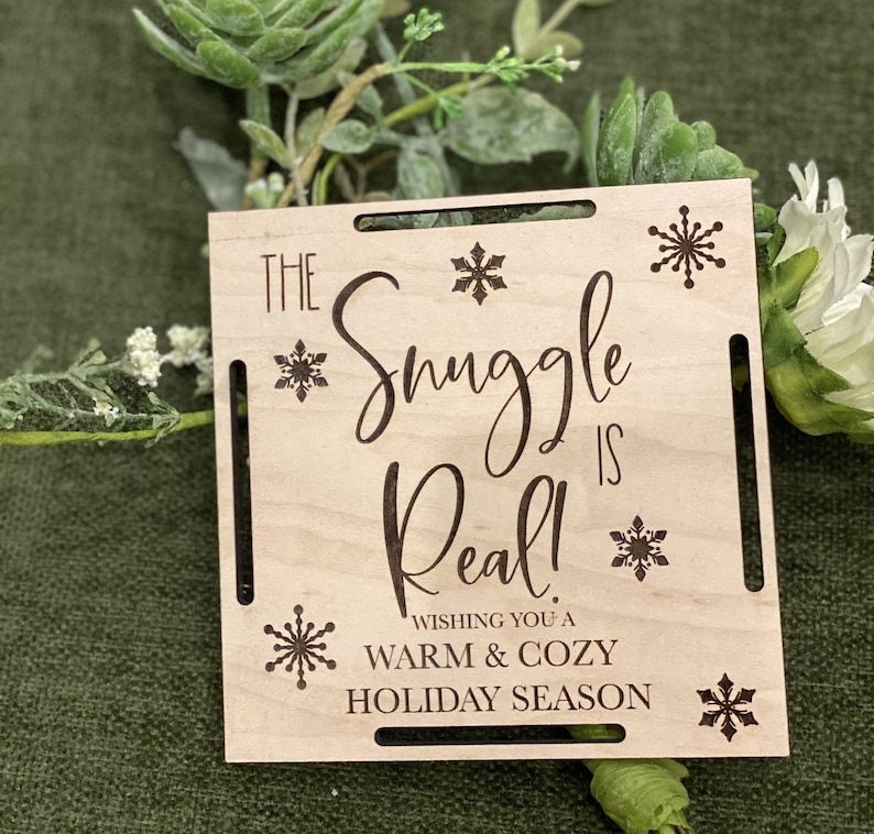 The Snuggle is Real Blanket SVG Tag Realtor Closing Gift Housewarming ...