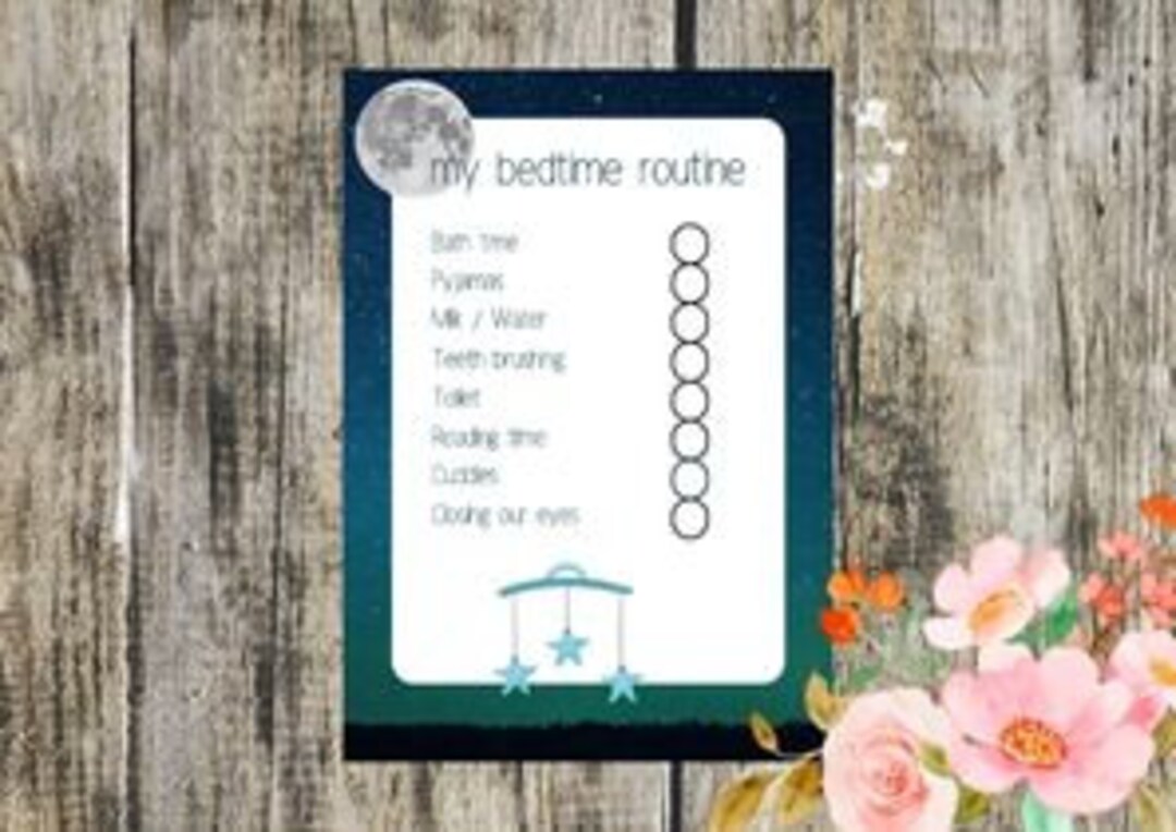 My Bedtime Routine for Kids Digital Download Printout - Etsy