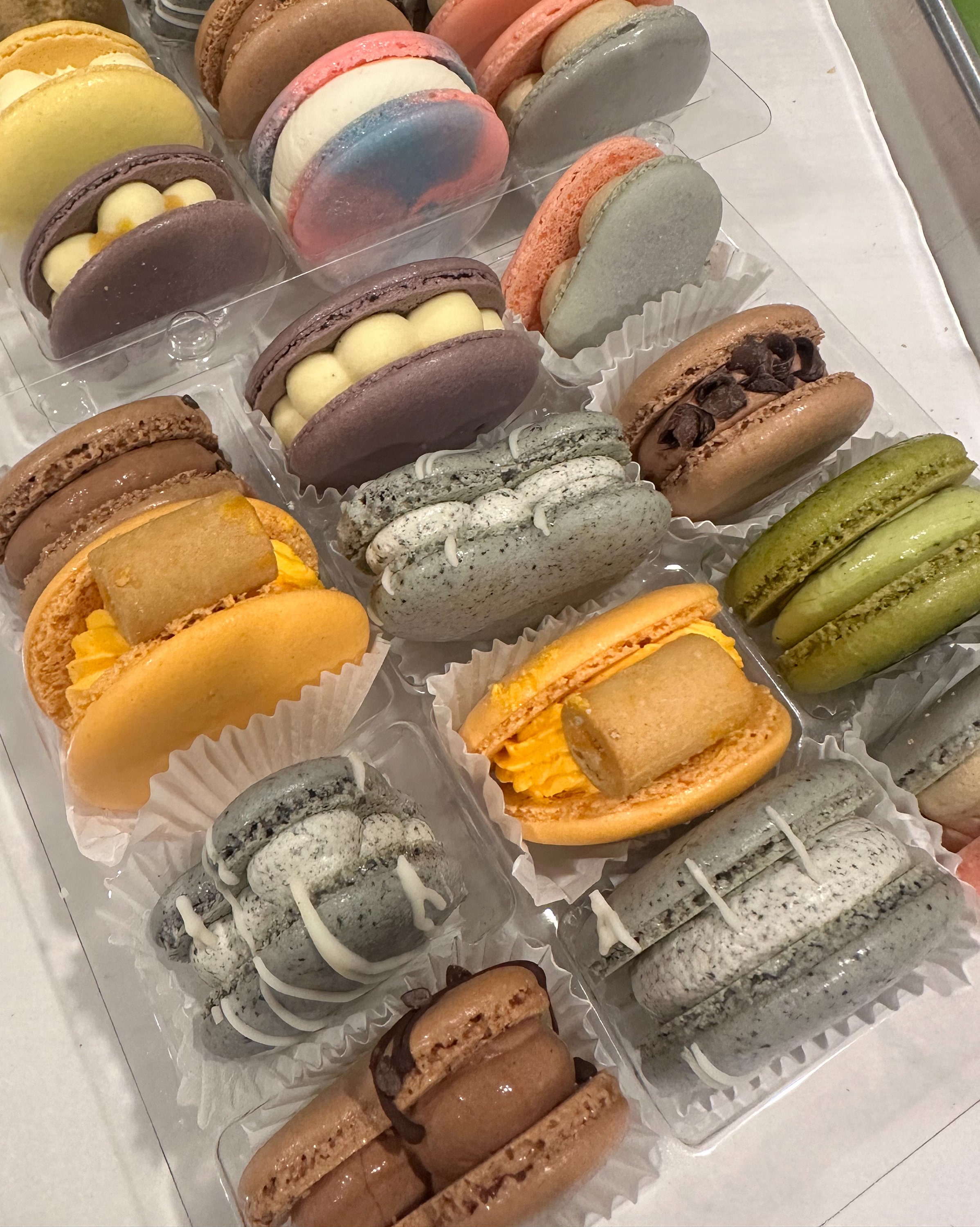 12 Pack Macarons assorted Korean Style Fatcarons - Etsy