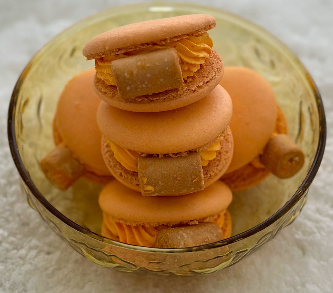 Cheddar Cheese Macarons Korean Style Fatcarons per Piece - Etsy