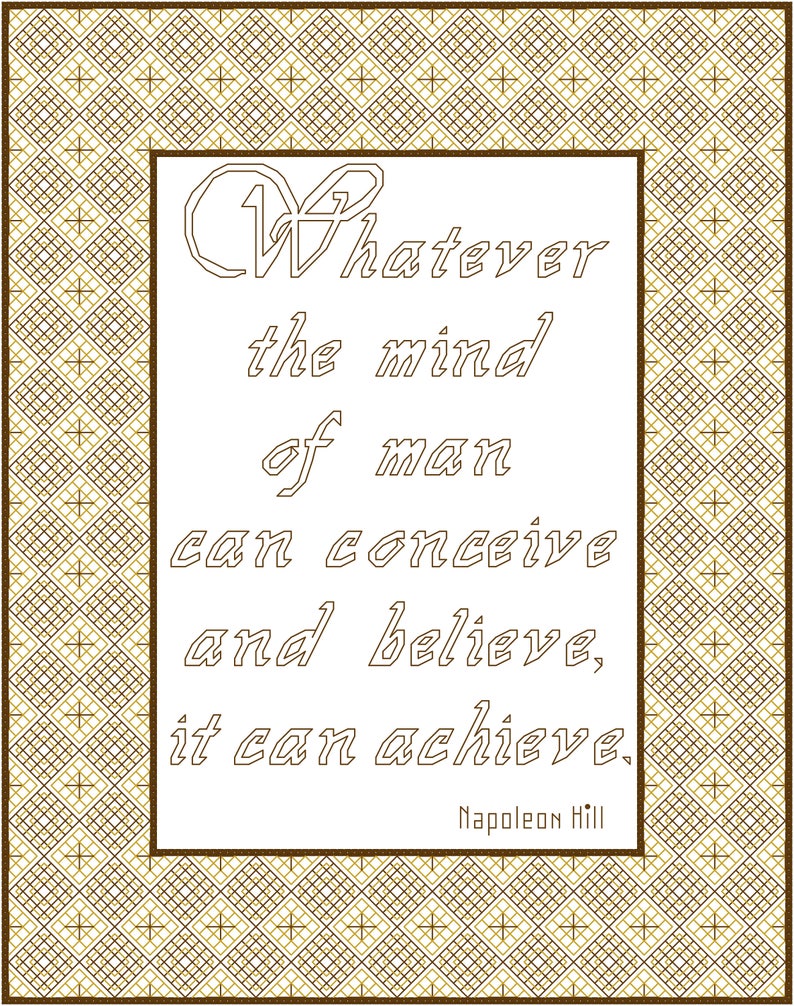 Whatever the Mind of Man Can Conceive Napoleon Hill Quote - Etsy