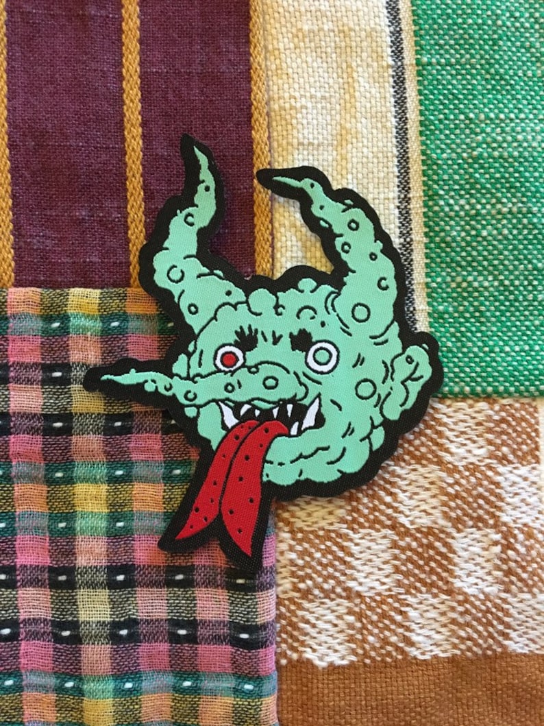 SEW ON PATCH Creepy Demon Goblin | Etsy