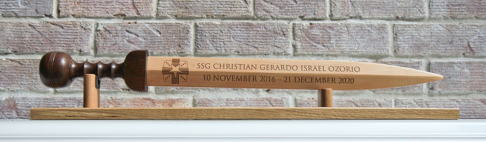 Engravable Award Gladiator Rudis Sword With Coin Stand - Etsy