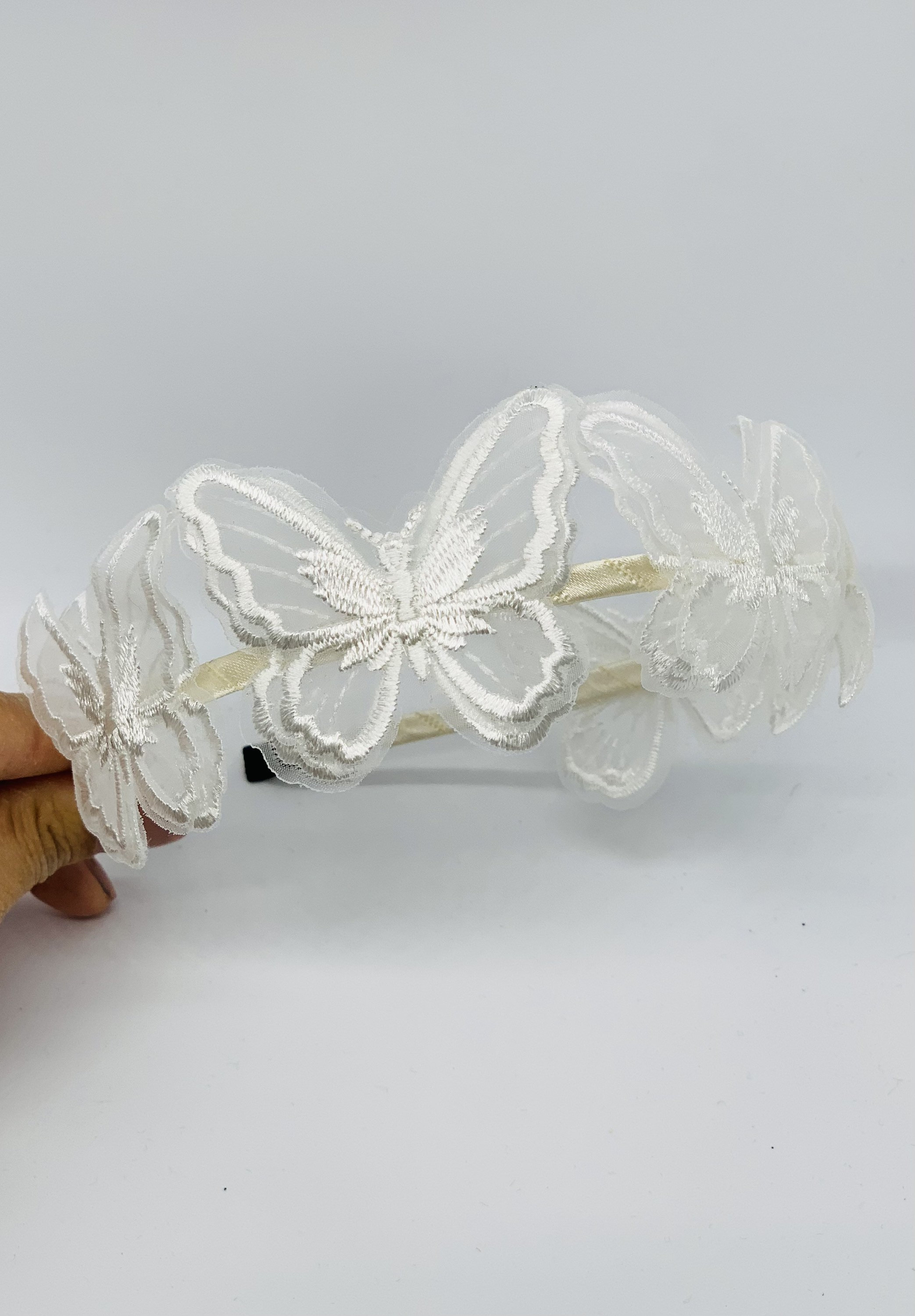 White Butterfly Headband for Girls Butterfly Headband White - Etsy