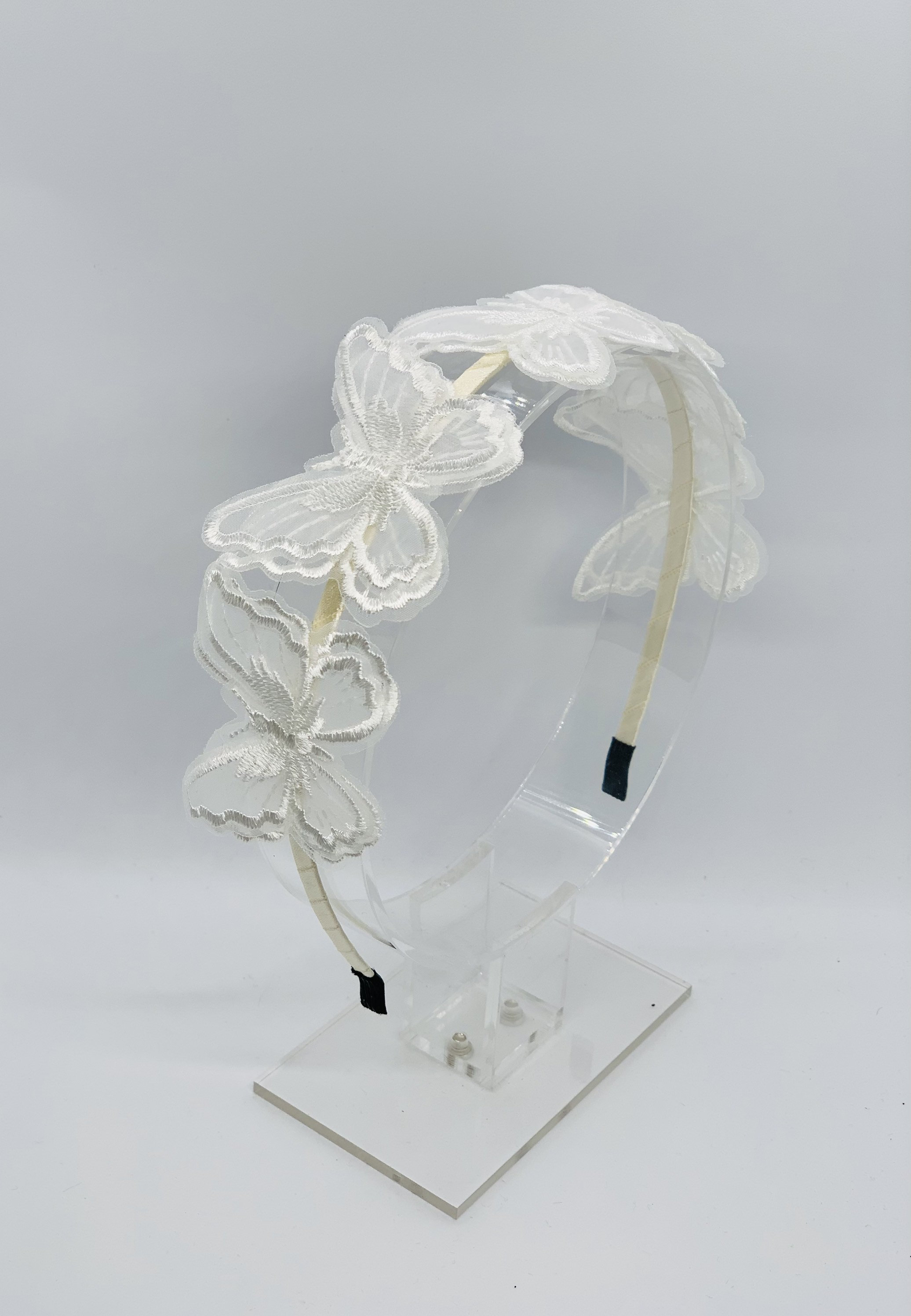 White Butterfly Headband for Girls Butterfly Headband White | Etsy