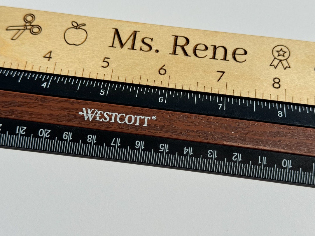Personalized Teacher Appreciation Ruler Teacher Appreciation Gift ...