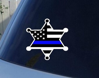 Sheriff Badge Decal - Etsy