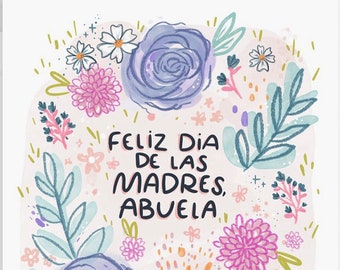 Madre Jardin - Feliz Dia De Las Madres Card | Card for Mom | Card in ...