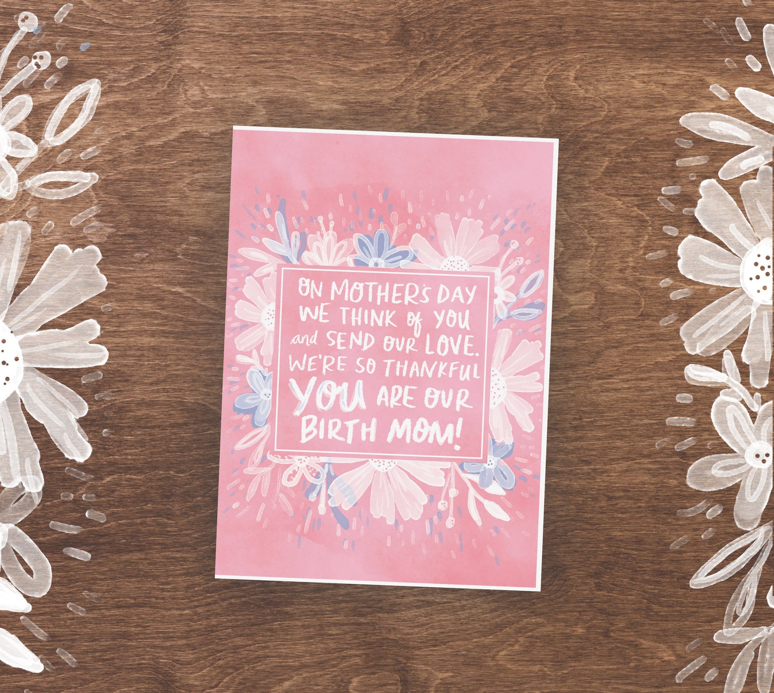 Mother's Day Greeting Card- Birth Mom - Adoption Adopted Greeting Card ...