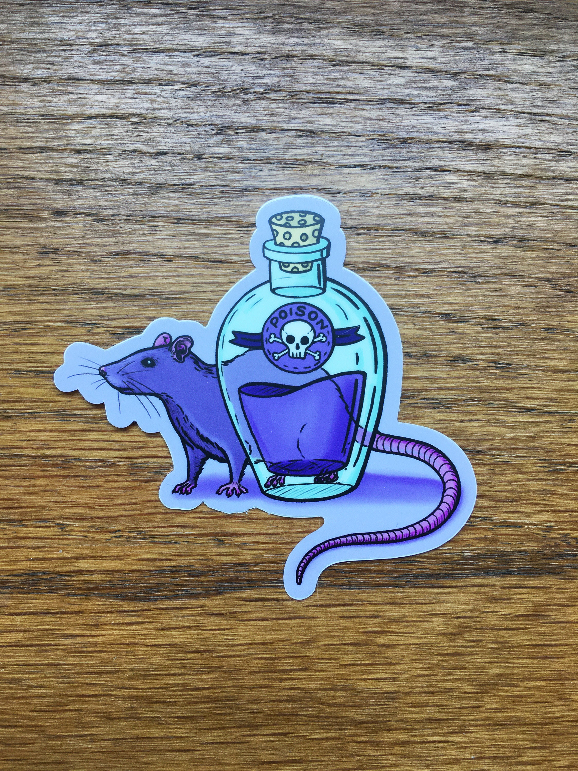 Rat Poison: Vinyl Die-cut Sticker Laptop Decal Sticker - Etsy UK