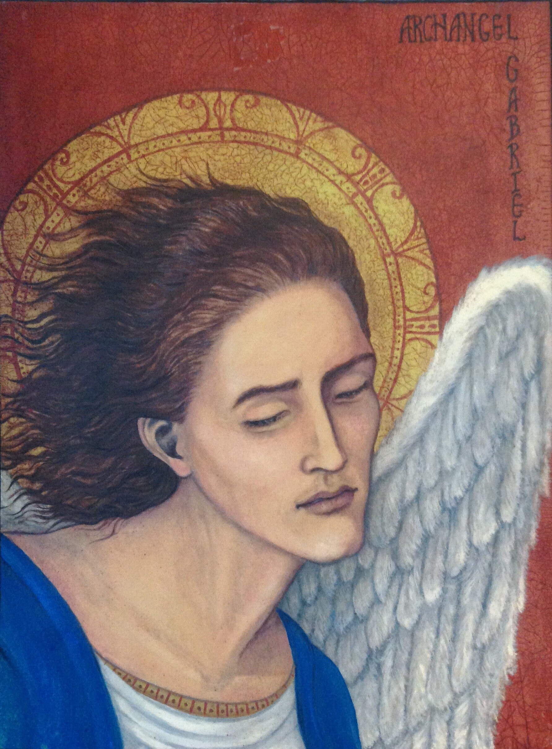 Archangel Gabriel Print - Etsy