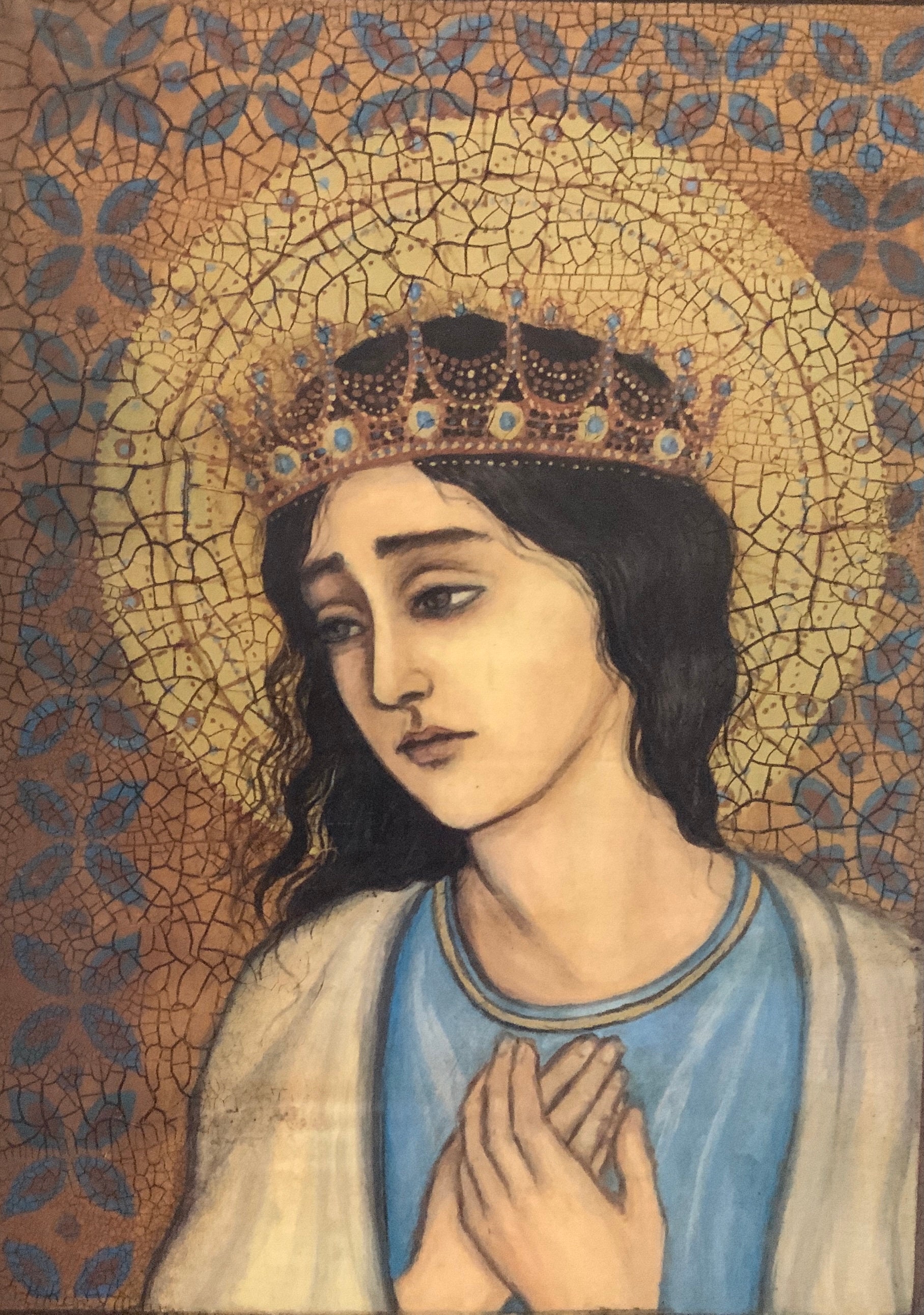 Mary Queen of Heaven print | Etsy