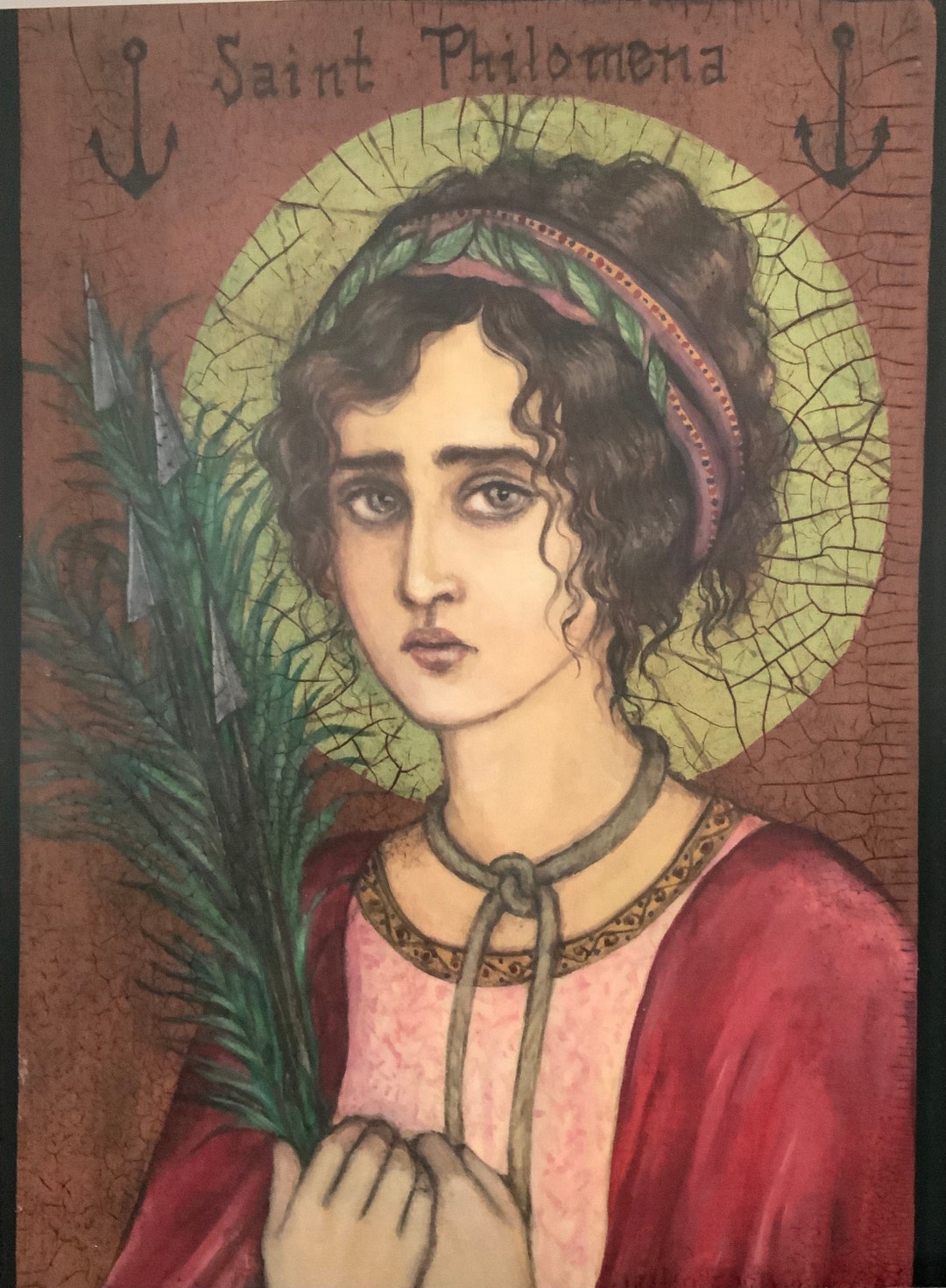 Saint Philomena Print - Etsy