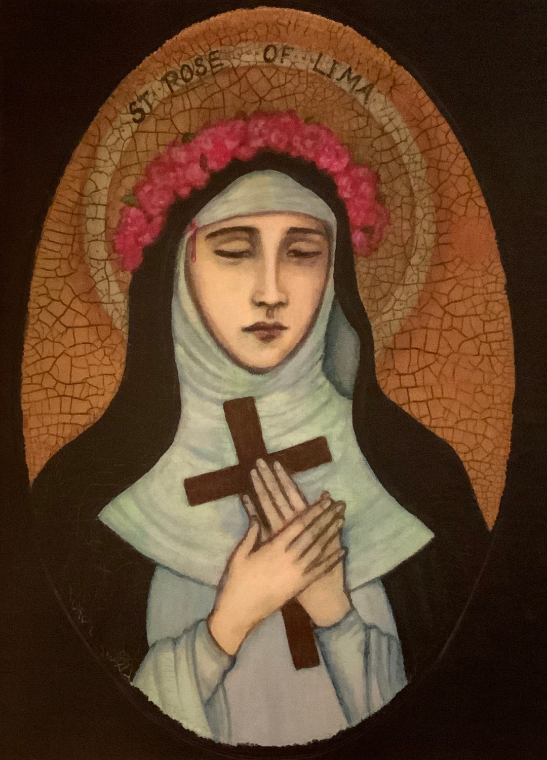 Saint Rose of Lima Print - Etsy