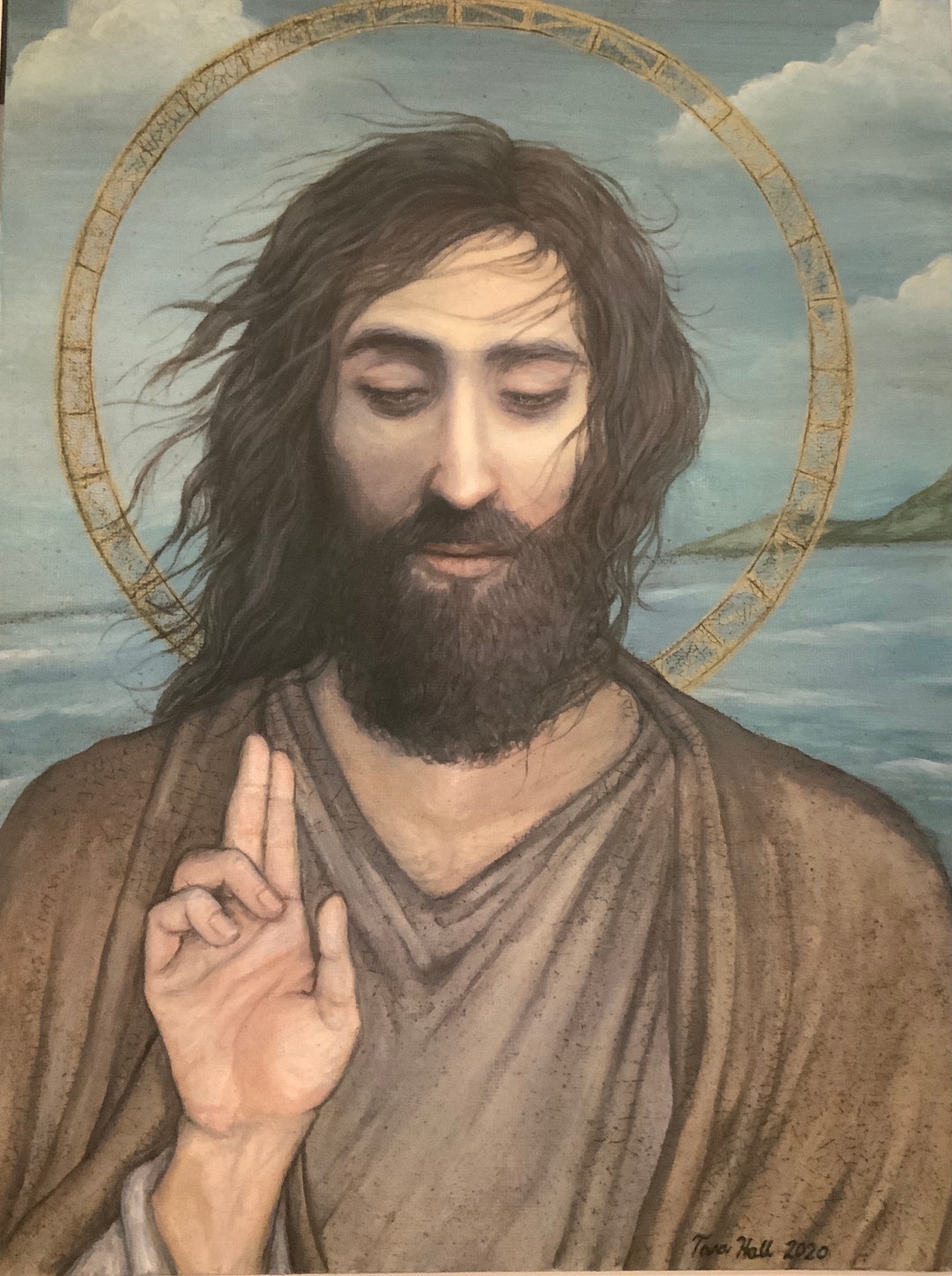 Christ Calms the Seas Print - Etsy