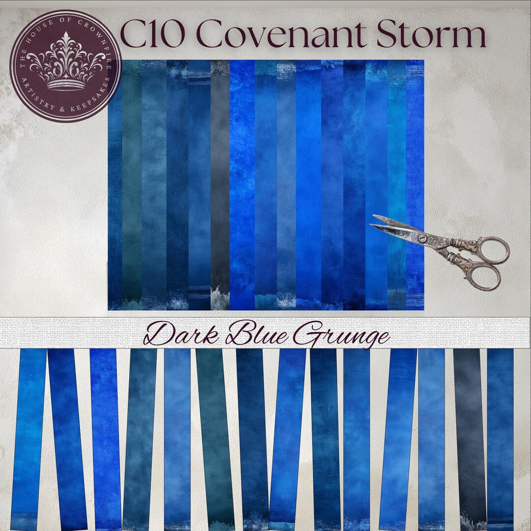 Dark Blue Watercolor Texture Background Digital Paper Download ...