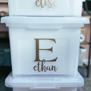 Vinyl Name Decal for School Memory Box PLUS Ebook & Free Printables ...