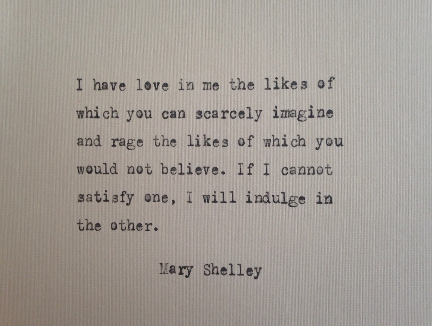 Mary Shelley Frankenstein Quotes