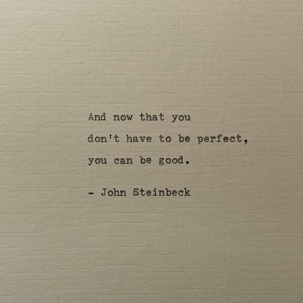 Typewriter Quote - Etsy