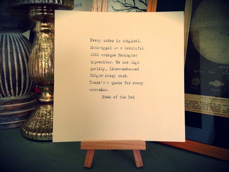 Cormac Mccarthy Quote Hand Typed on an Antique Typewriter - Etsy