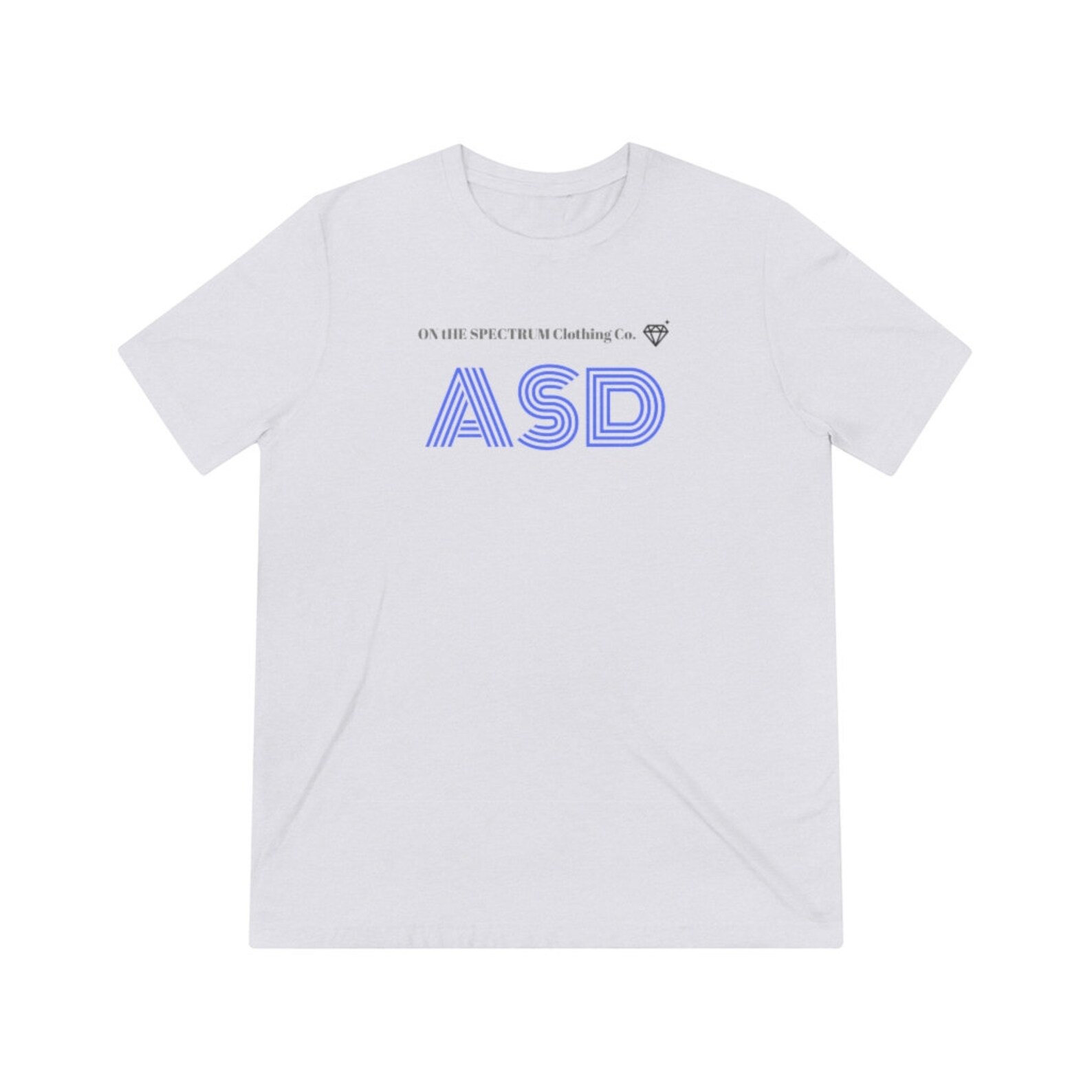 ASD Triblend Tee for Adults - Autism - Etsy