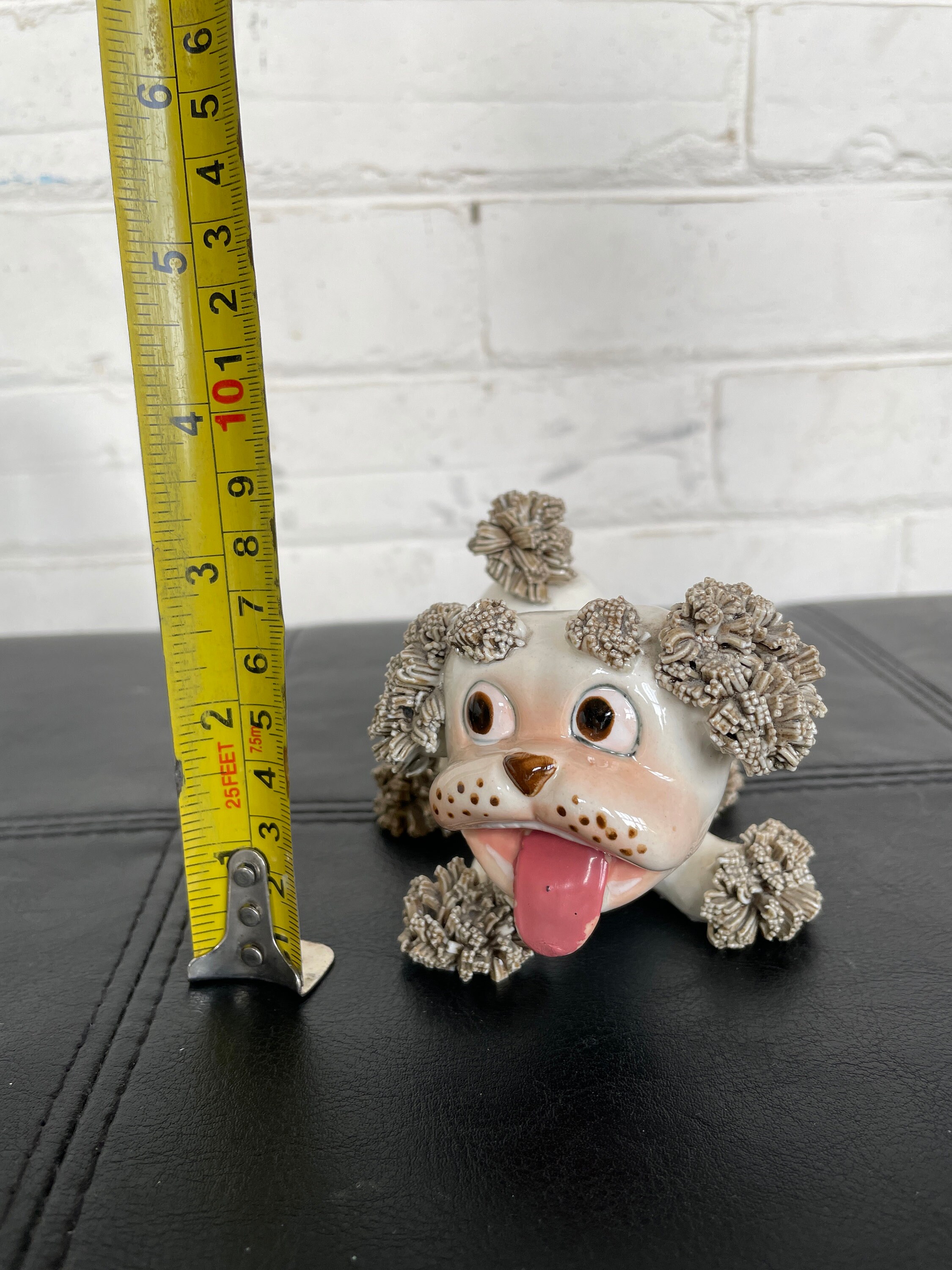 Vintage LEFTON Spaghetti Trim Puppy Dog Poodle Figurine - Etsy