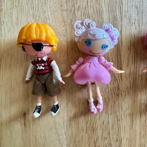 Vintage 3” Lalaloopsy Mini Dolls. Blossom Flowerpot, Curls N Locks ...