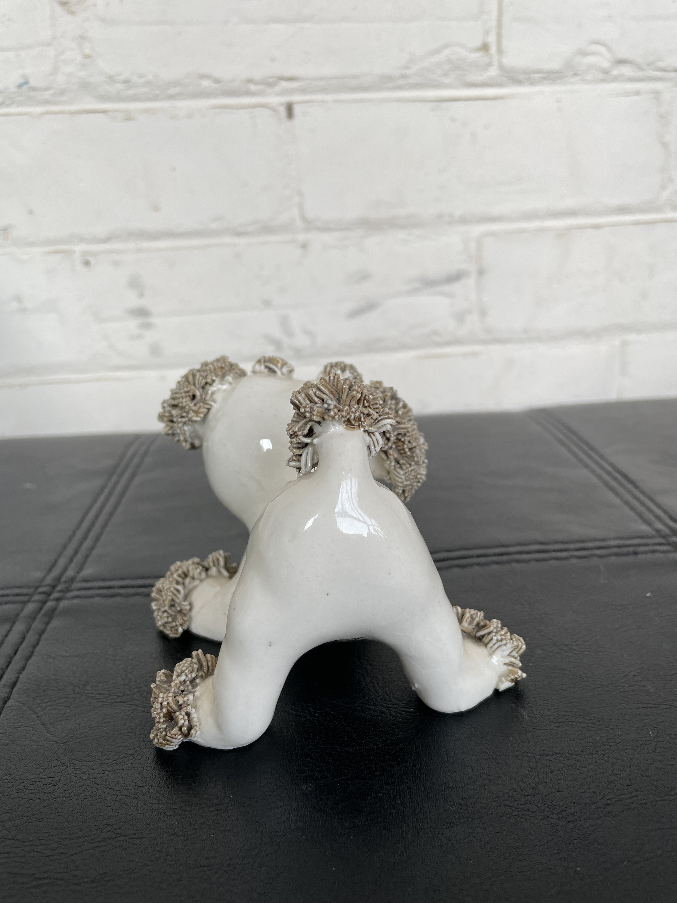 Vintage LEFTON Spaghetti Trim Puppy Dog Poodle Figurine - Etsy