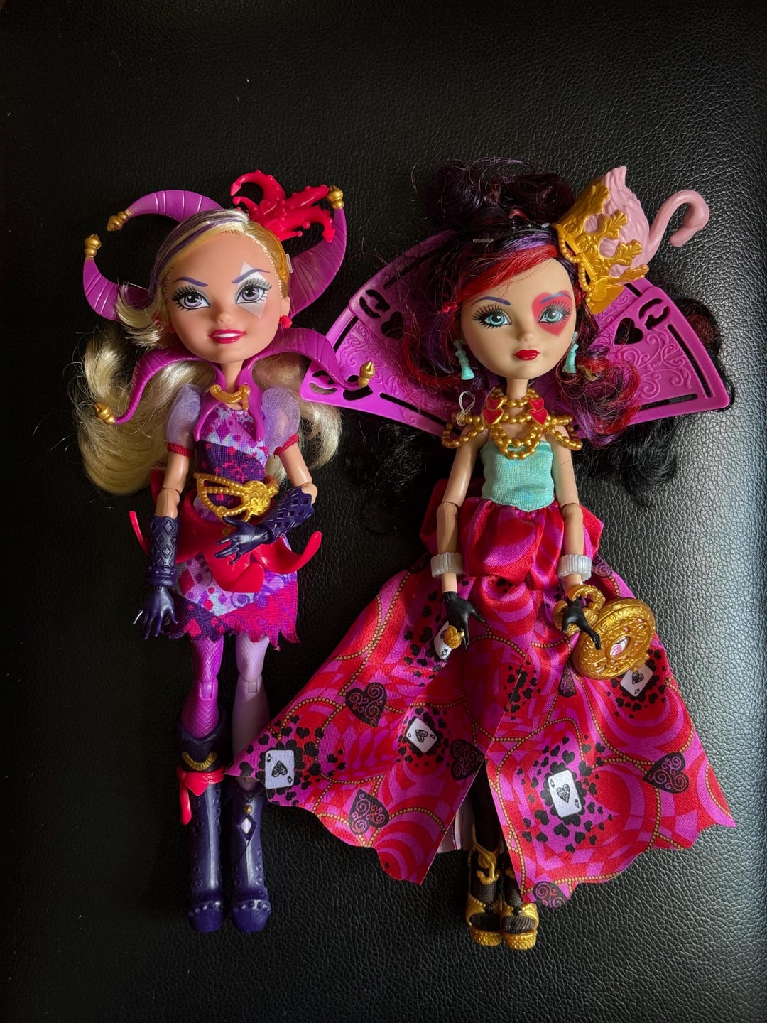 G1 Vintage Ever After High Dolls. Way to Wonderland Courtley Jester and ...