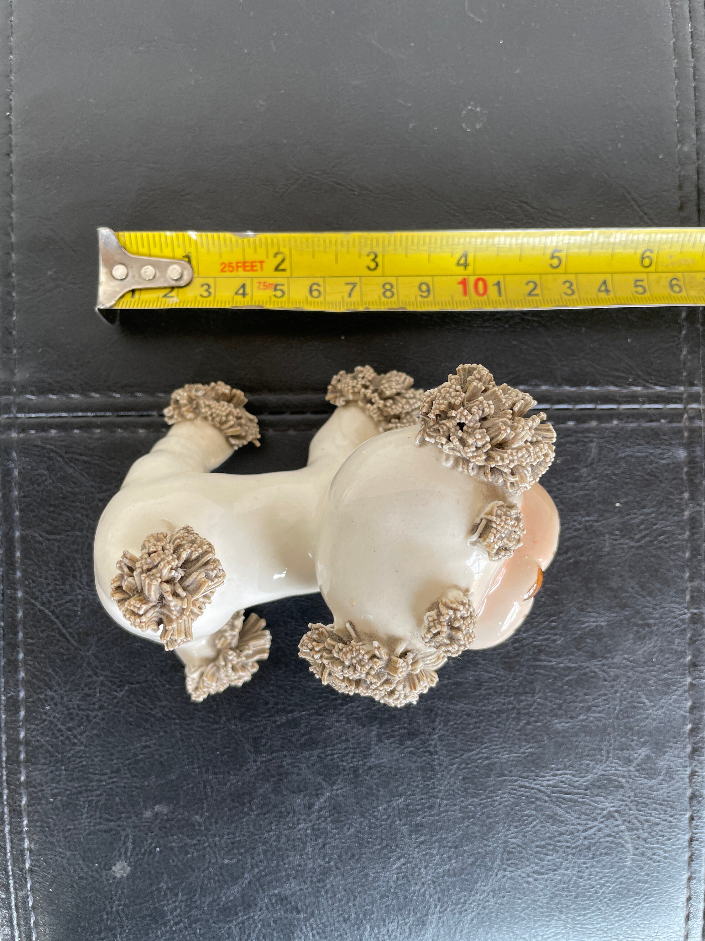 Vintage LEFTON Spaghetti Trim Puppy Dog Poodle Figurine - Etsy