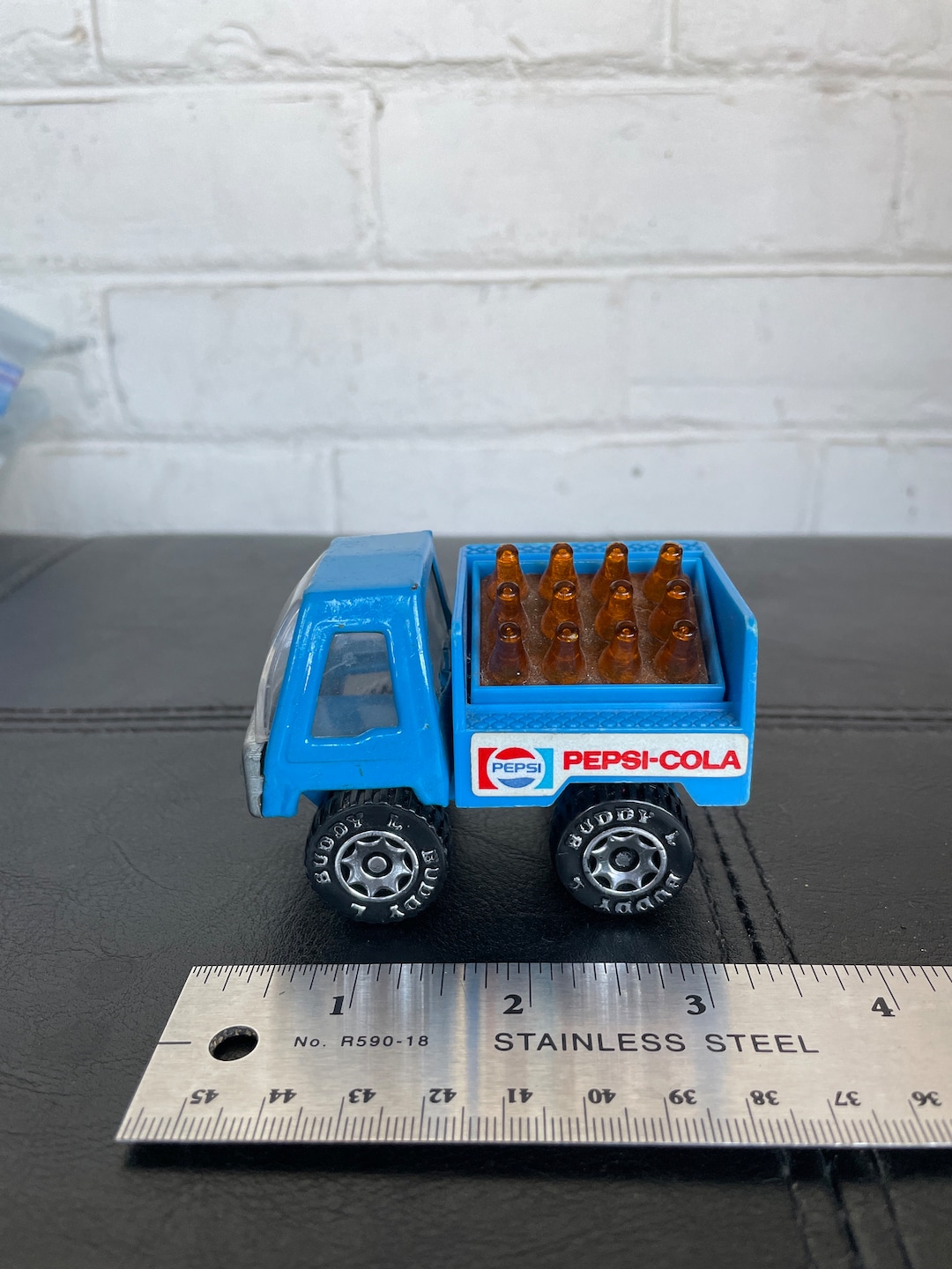 BUDDY L Pepsi Cola Pressed Steel Delivery Truck Metal 1970's W Pepsi ...
