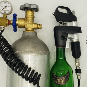 John's Wine Solutions Argon Wine Adapter - Heavy Duty Wine Preservation ...