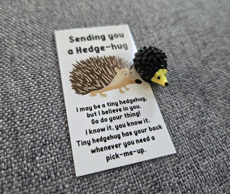 Pocket Positivity Animal Figurine With Message Card: Self-care Gift - Etsy